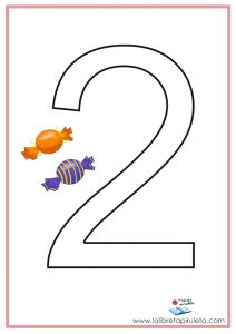 Fichas para trabajar los números 1, 2, 3 - La libreta piruleta