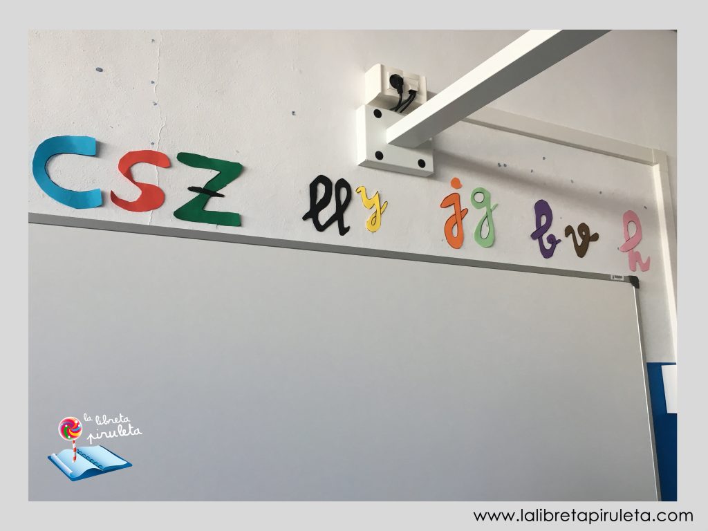 Ortografía de colores para letras difíciles - La libreta piruleta