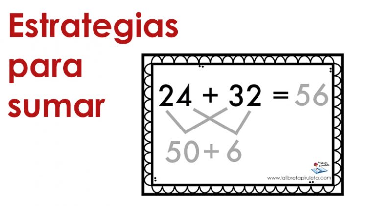 Estrategias para sumar - CARTELES - CARTELES - La libreta piruleta