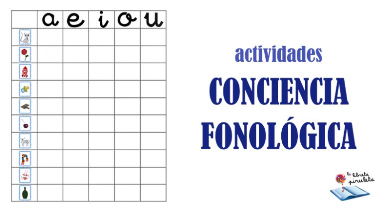 Actividades de conciencia fonológica con las vocales 🔎 - La libreta ...
