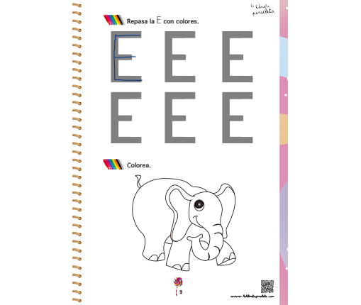 Cuadernillo de trabajo: Las vocales MAYÚSCULAS - La libreta piruleta