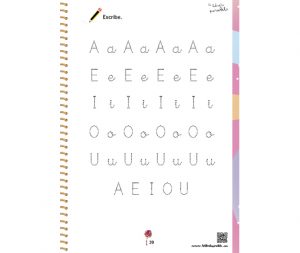 Cuadernillo de trabajo: Las vocales MAYÚSCULAS - La libreta piruleta