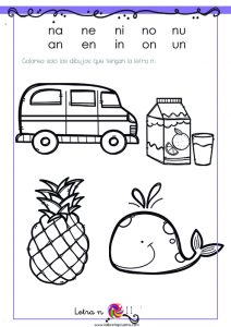 LECTOESCRITURA: Cuadernillo de la letra N - La libreta piruleta